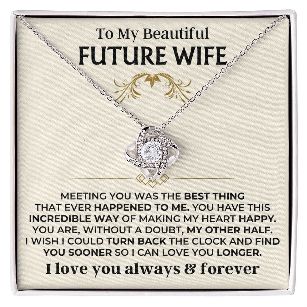To My Beautiful Future Wife - Love Knot Gift Set - SS505 – Sugar Spring Co