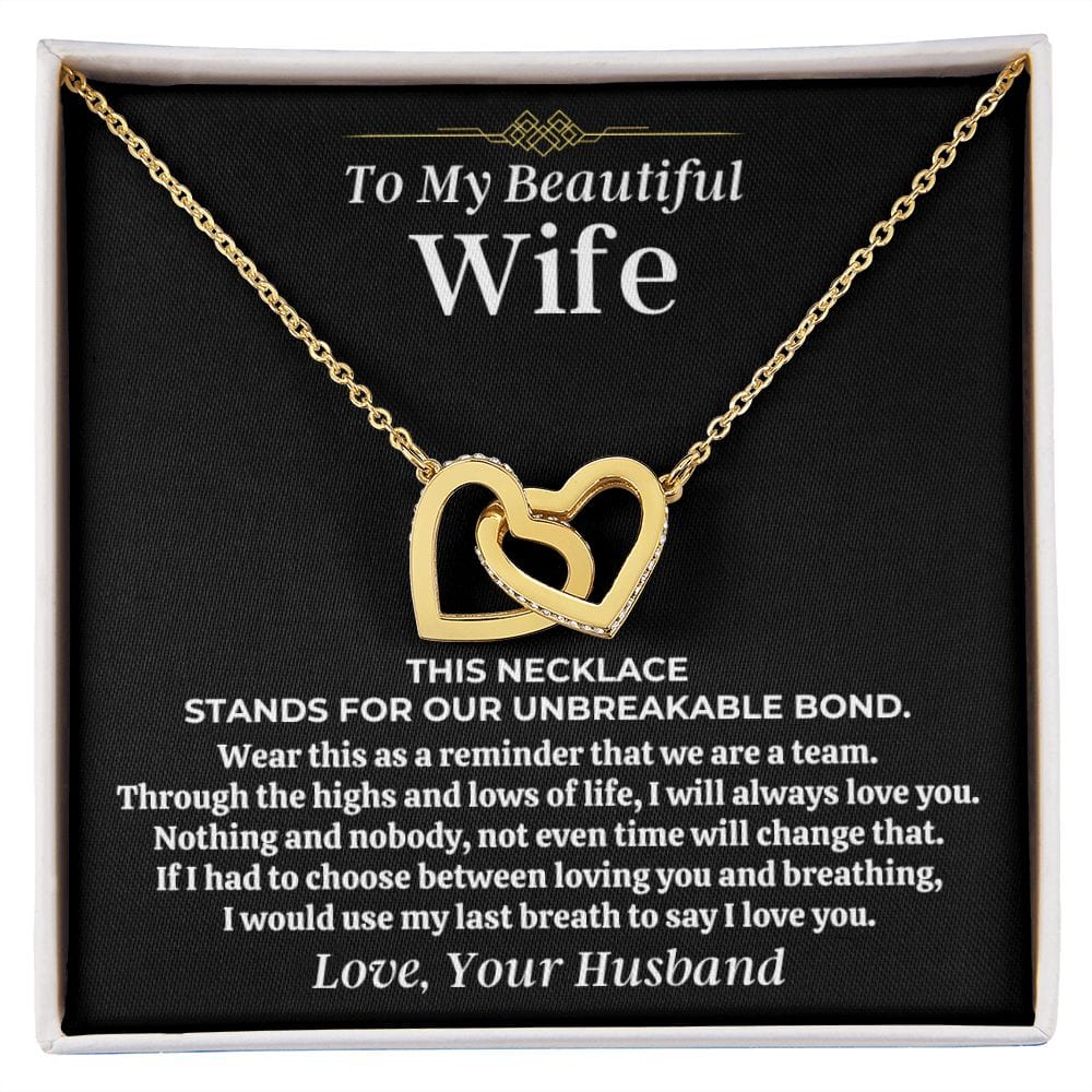 To My Beautiful Wife - Forever Linked Hearts Gift Set - SS473 – Sugar ...