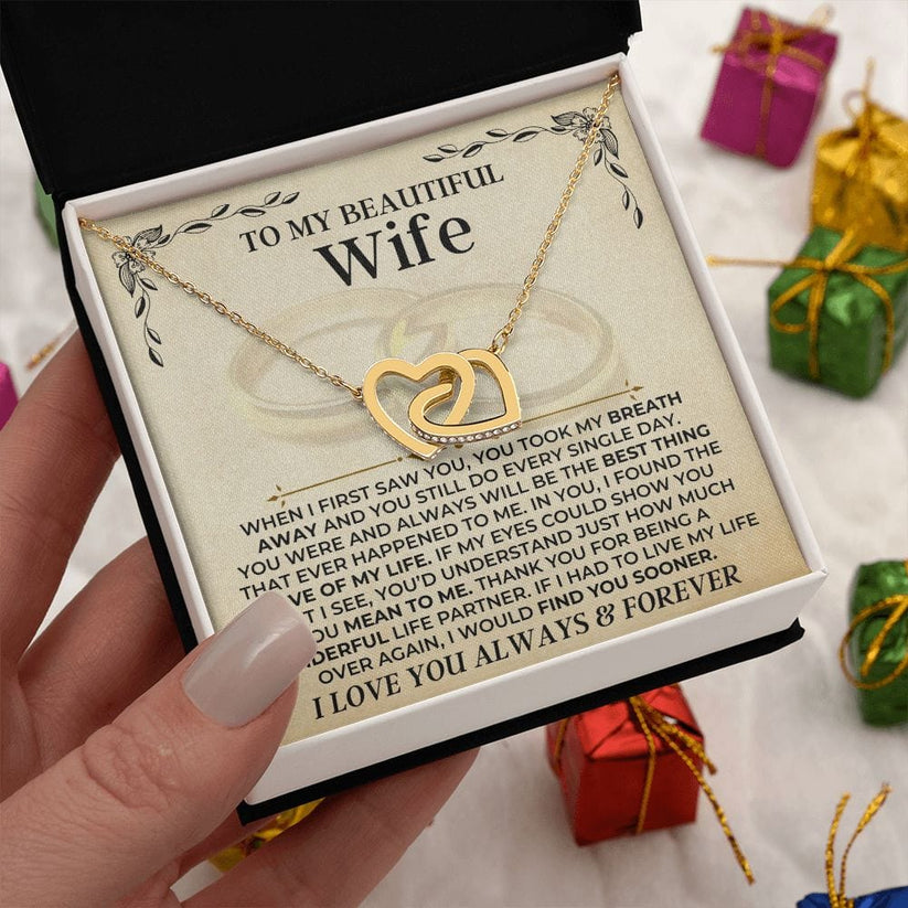 To My Beautiful Wife - Forever Linked Hearts Gift Set - SS414 – Sugar ...